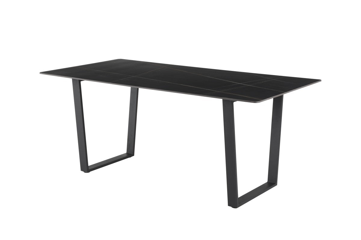 Ariel Dining Table - Black – Candace & Basil Furniture Canada
